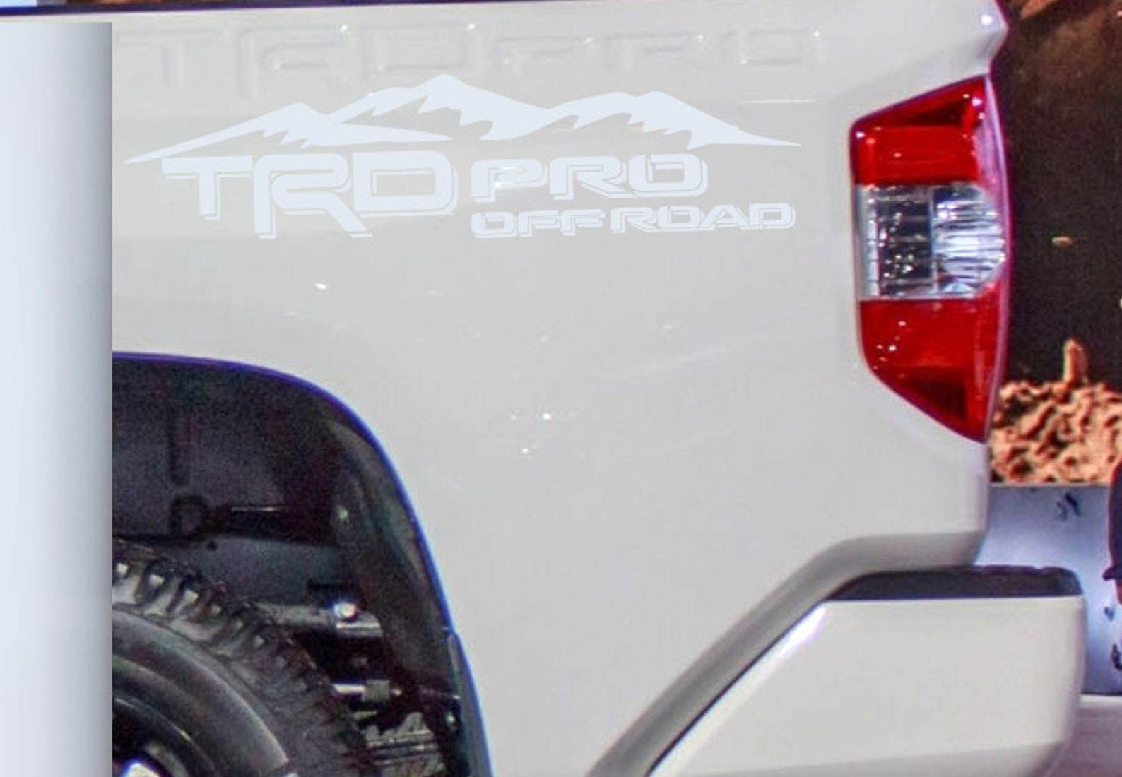 TRD Pro off Road Vinyl Decal Sticker Toyota Tacoma Tundra Truck Bedside ...