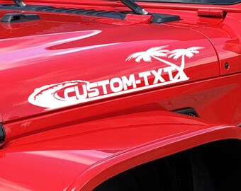 Jeep Wrangler Beach Stickers - Etsy
