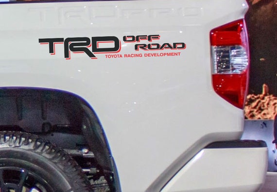 TRD off Road Vinyl Decal Sticker Toyota Tacoma Tundra Truck | Etsy