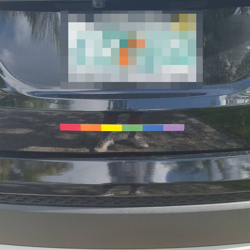 Lgbt Pride Car Sticker - Etsy
