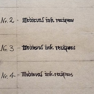 Gall Ink (from Medieval Recipes) - Etsy