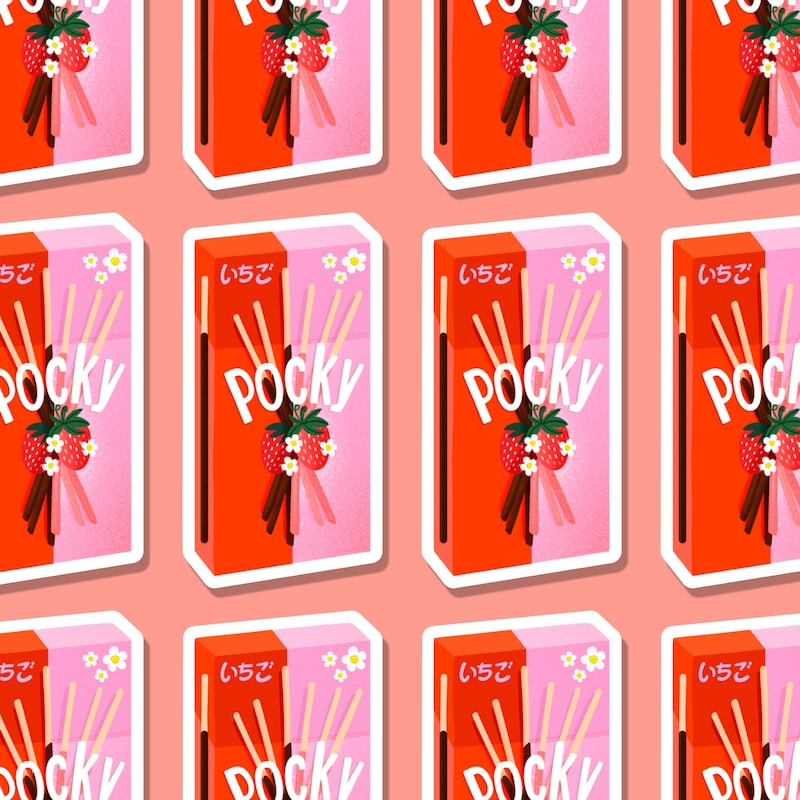 Pocky Sticker - Etsy
