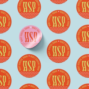 HSP Highly Sensitive Person Sticker - Etsy