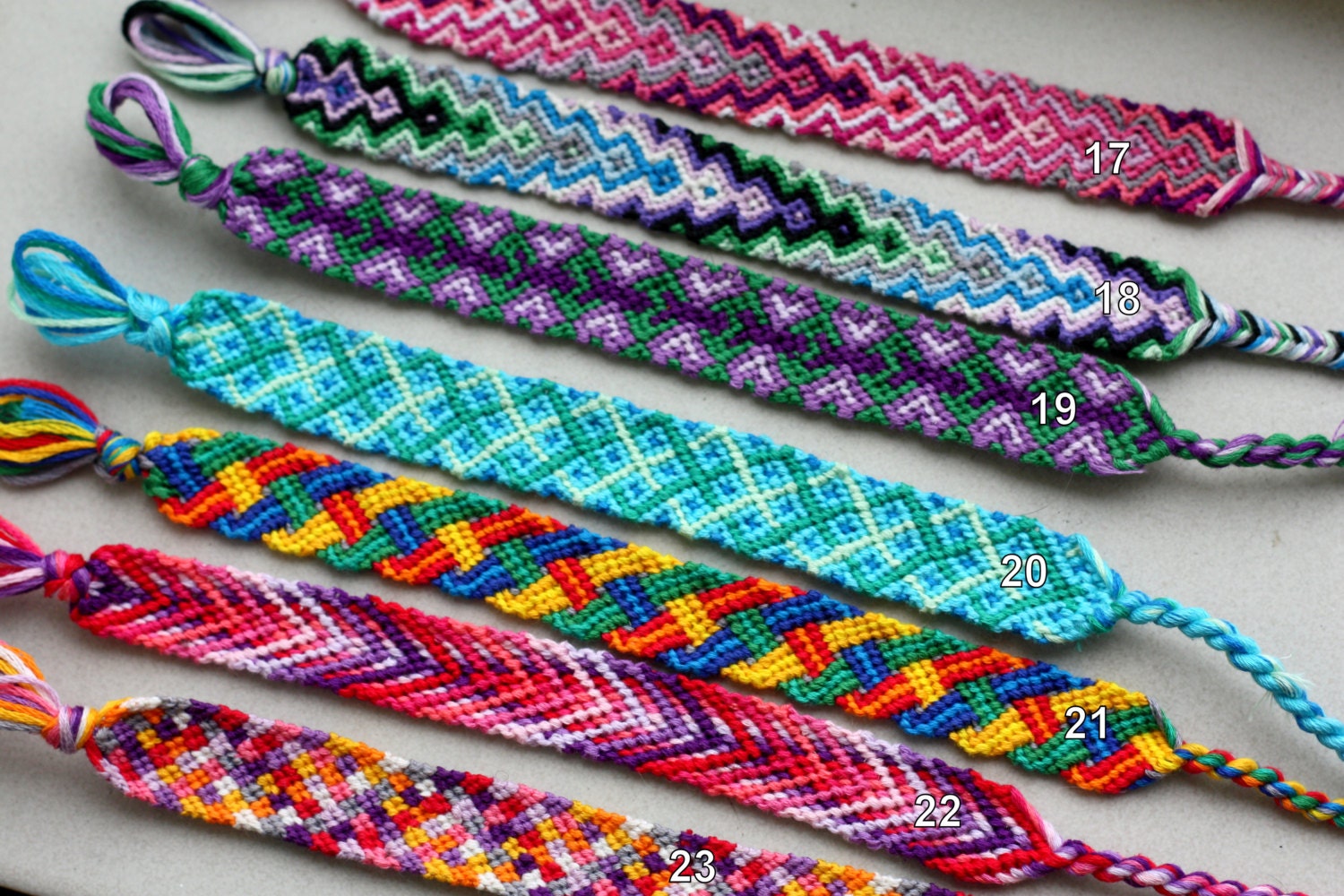 32 New Different Friendship Bracelets (custom Possible!) - Etsy