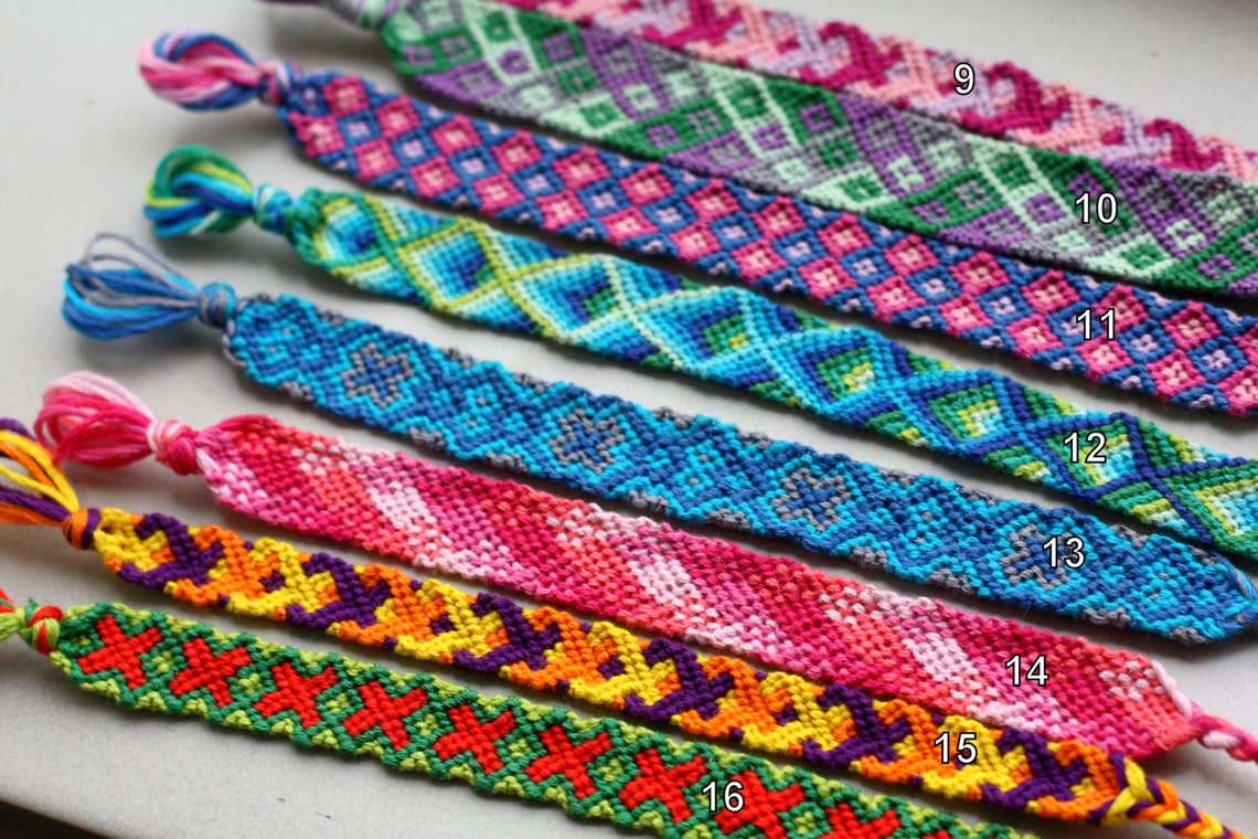 32 New Different Friendship Bracelets (custom Possible!) - Etsy