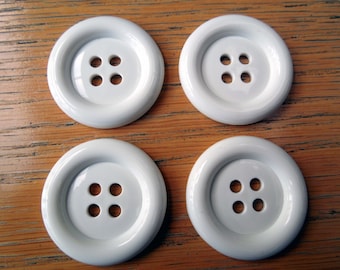 White buttons | Etsy