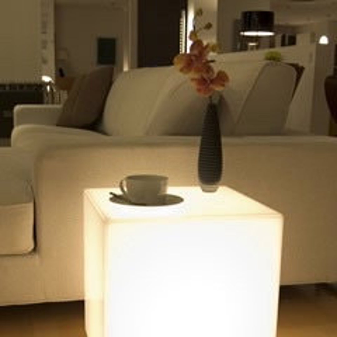 Lumicube T6 - Illuminated Perspex Table | Plexiglass | Lucite | Acylic ...