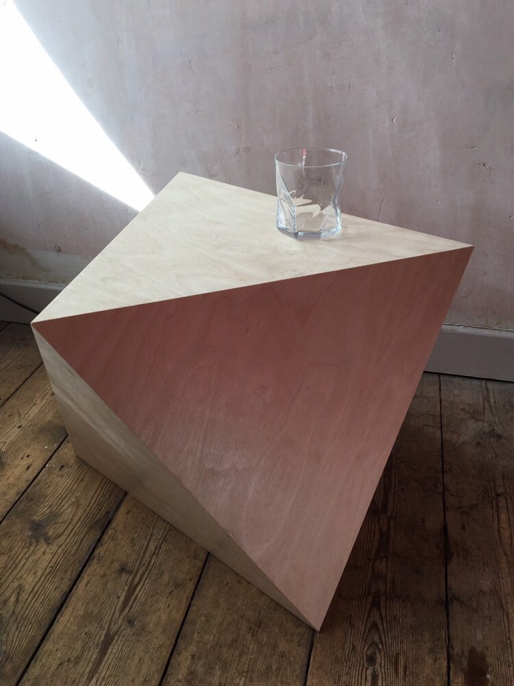 Octahedron Table Mathematical Object Unusual Side Table - Etsy