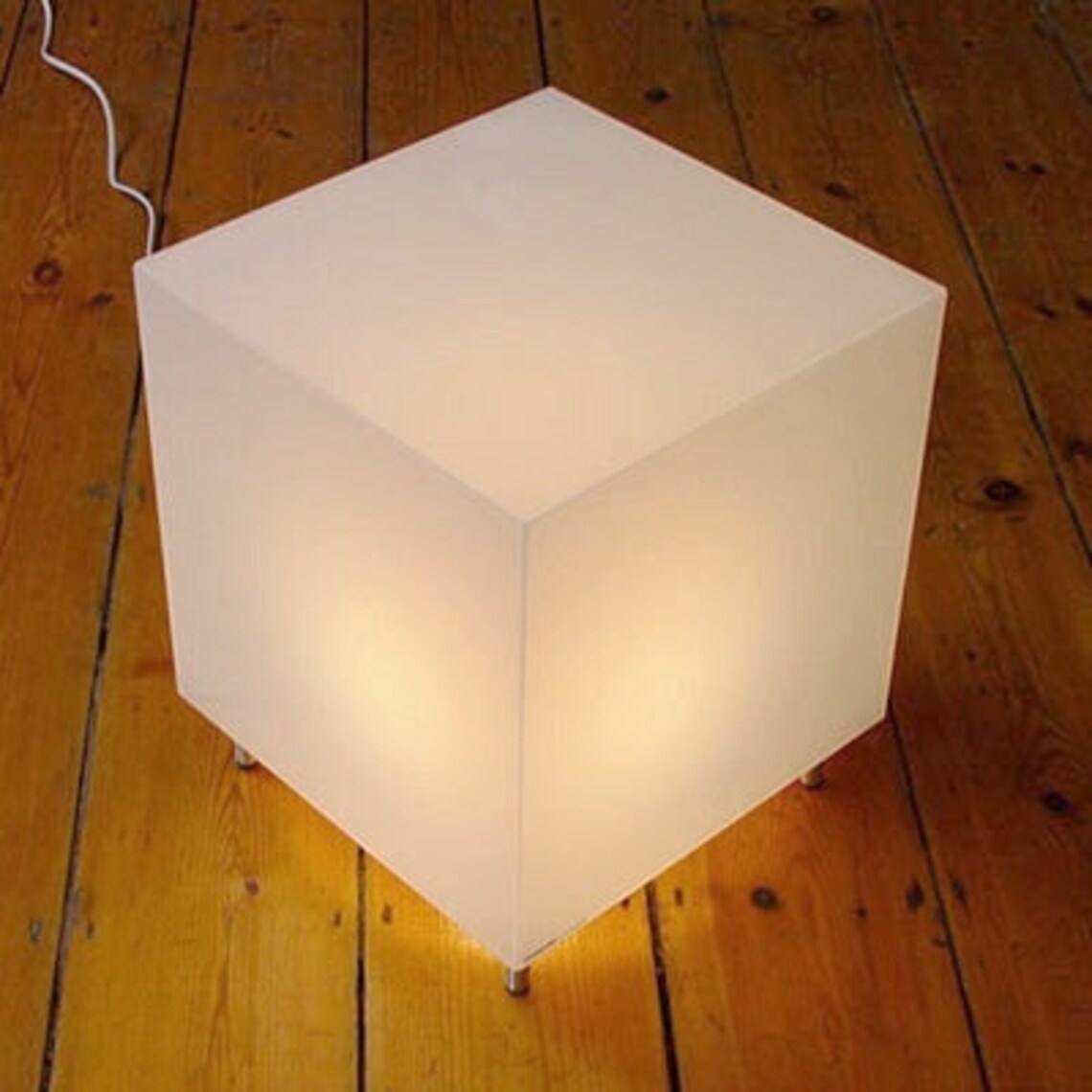 Lumicube T3 - Illuminated Perspex Bed-side Table | Cube Lamp ...