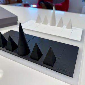C1 Abstract Strategy Board Game – Wooden Indie Game, or Black/white ...