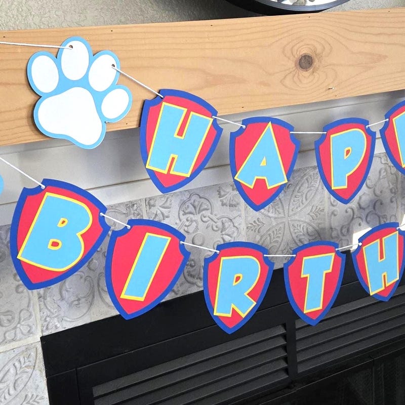 Paw Patrol Banner - Etsy
