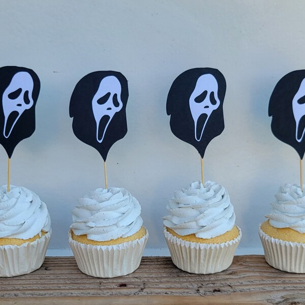Horror Birthday Party Cupcake Toppers - Etsy