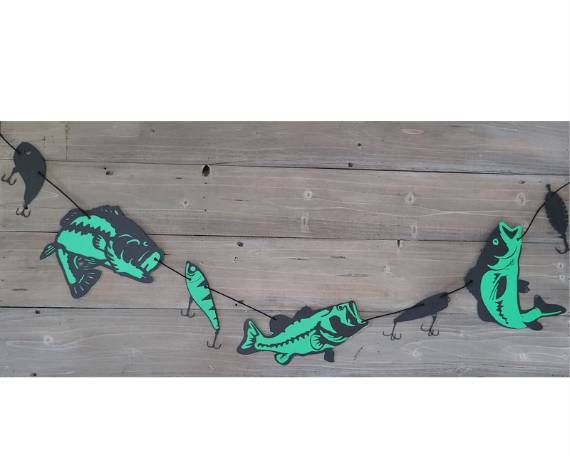 Bass Fishing Banner Fishing Party Bass Birthday Banner Bass - Etsy