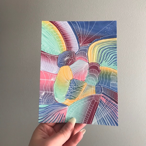 Trippy Marker Art - Etsy