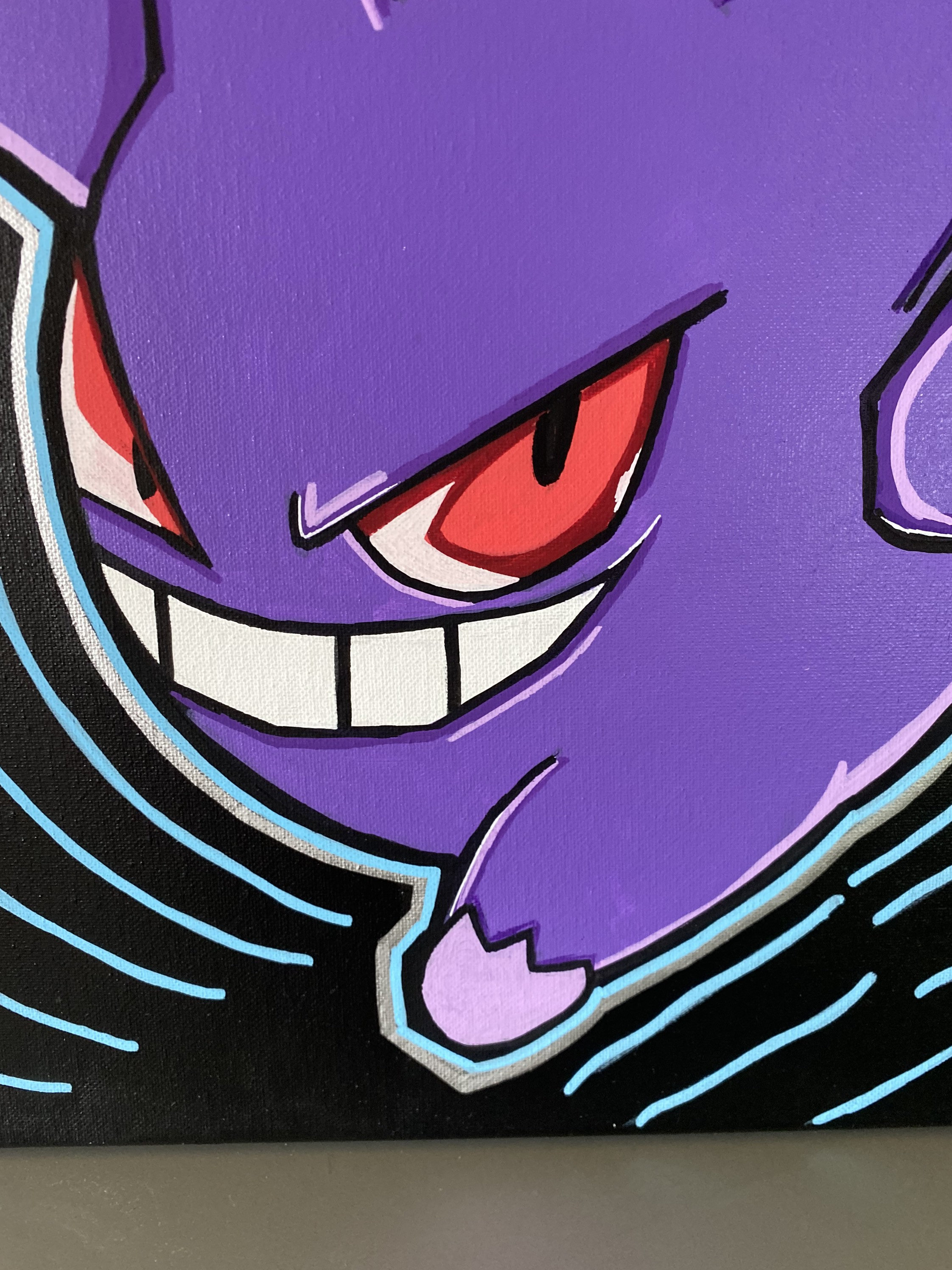 Gengar Painting | Etsy