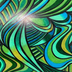 Unique Line Art Design Abstract Original Artwork - Etsy