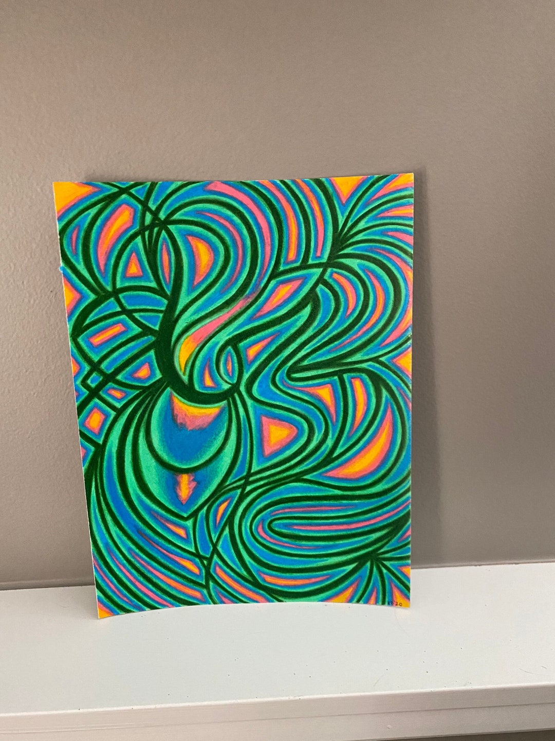 Zen Art Unique Line Art Abstract Original Artwork - Etsy
