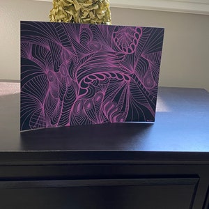 Unique Line Art Abstract Design Wall Art Original Artwork - Etsy