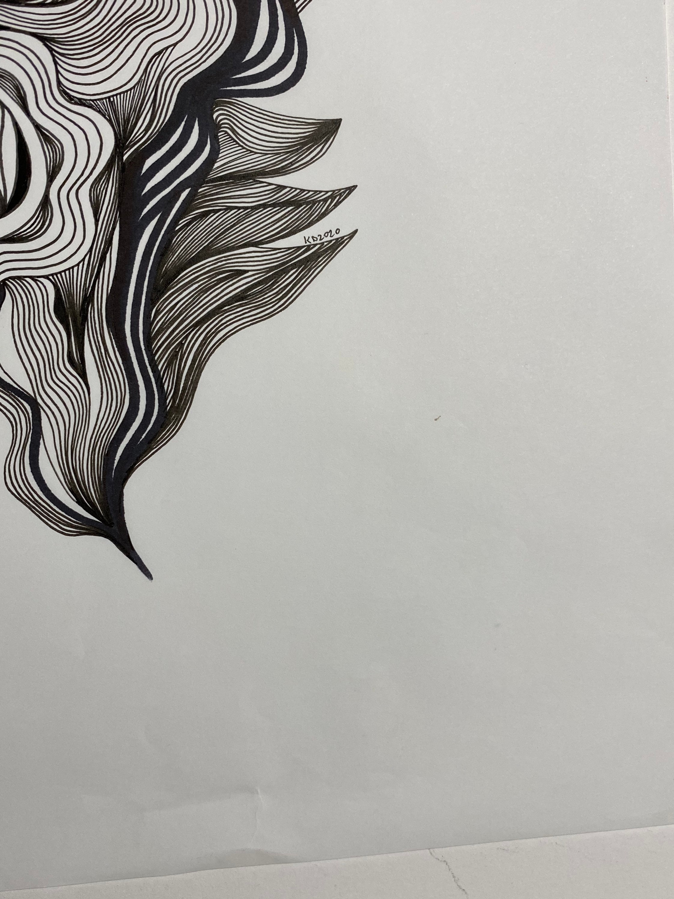 Unique Line Art Abstract Original Artwork - Etsy UK