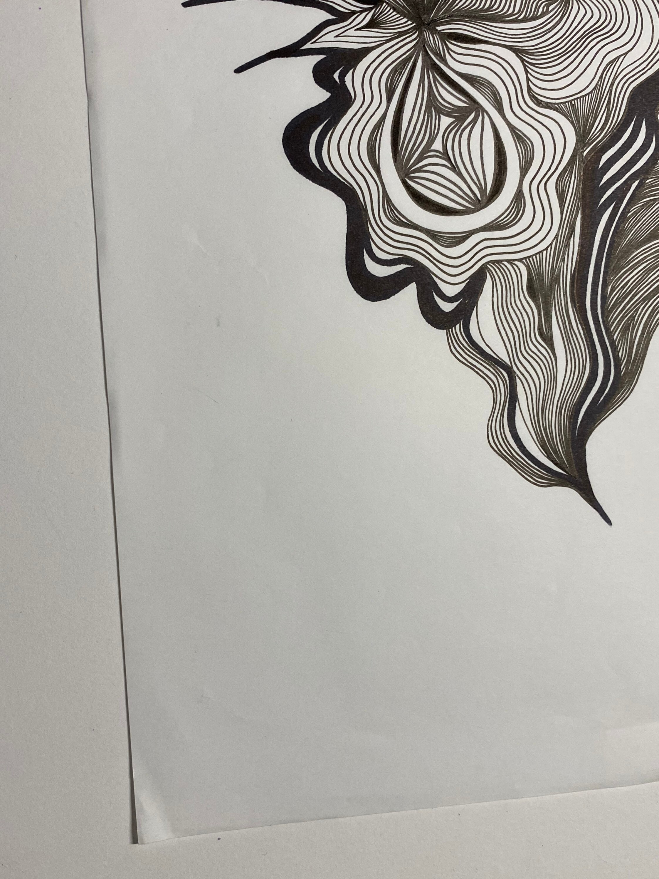 Unique Line Art Abstract Original Artwork - Etsy UK