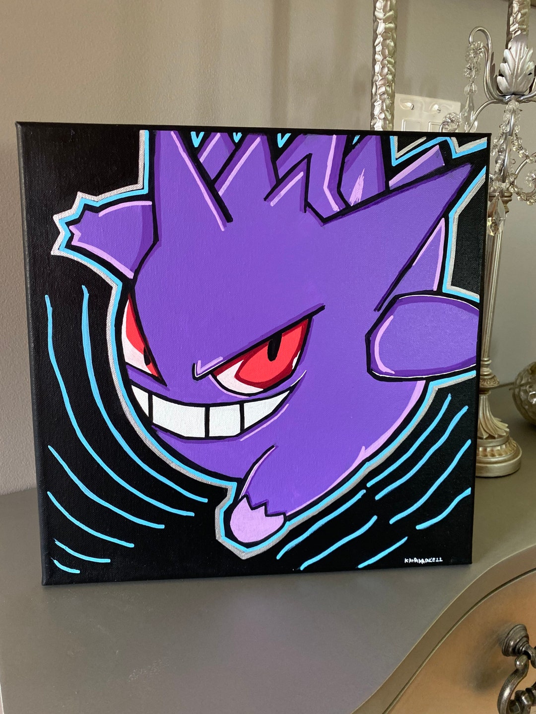 Gengar Painting - Etsy