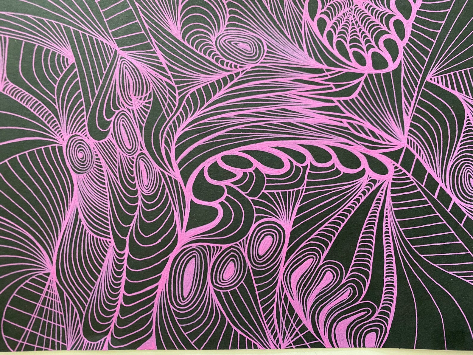 Unique Line Art Abstract Design Wall Art Original Artwork - Etsy