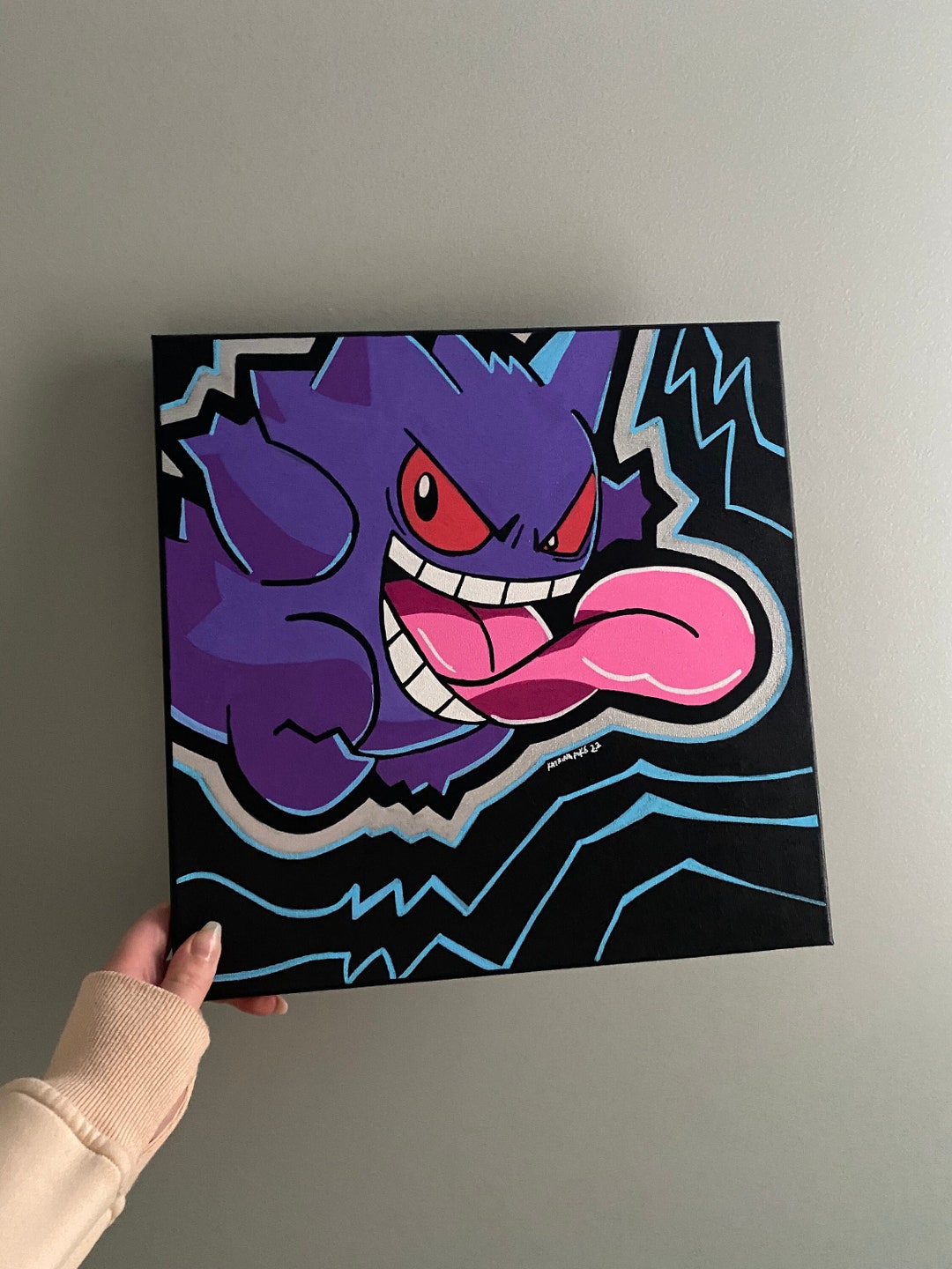 Gengar Painting - Etsy