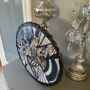 Line Art Wood Plaque - Etsy