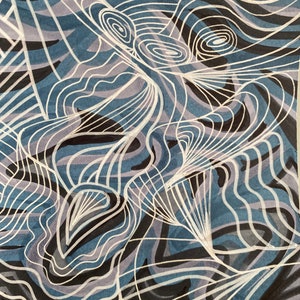 Line Art Unique Abstract Original Artwork - Etsy