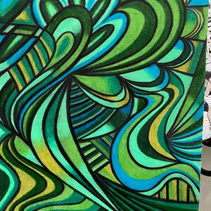 Unique Line Art Design Abstract Original Artwork - Etsy