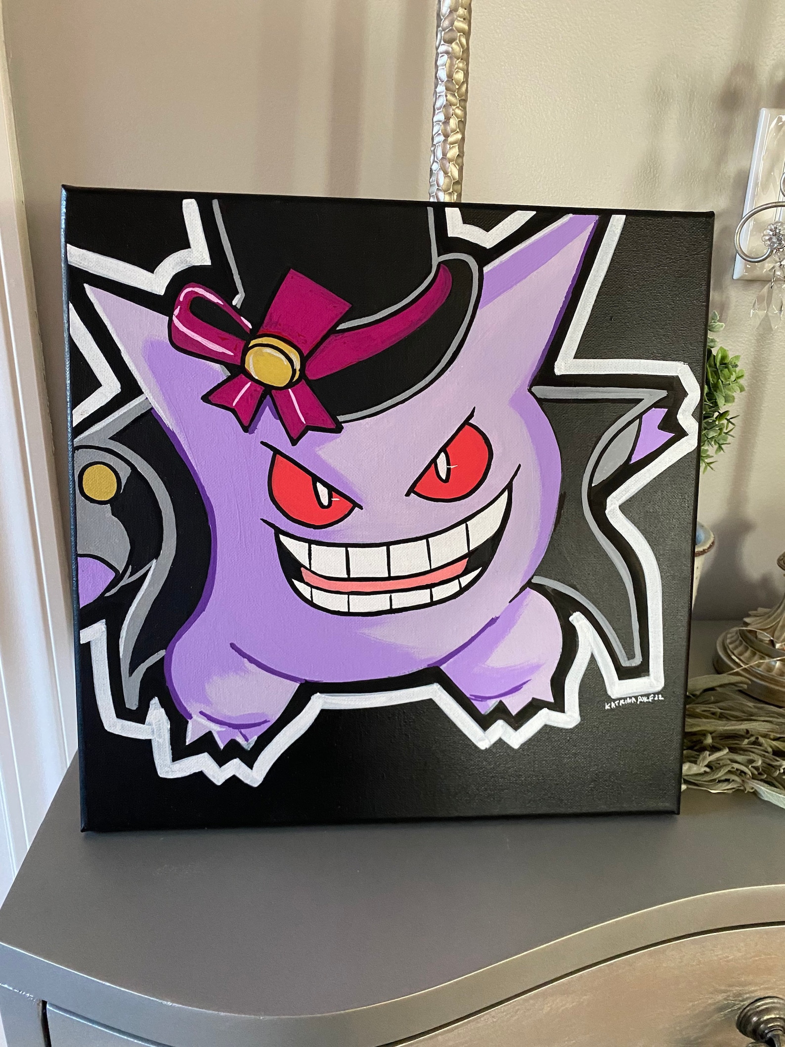 Gengar Painting - Etsy