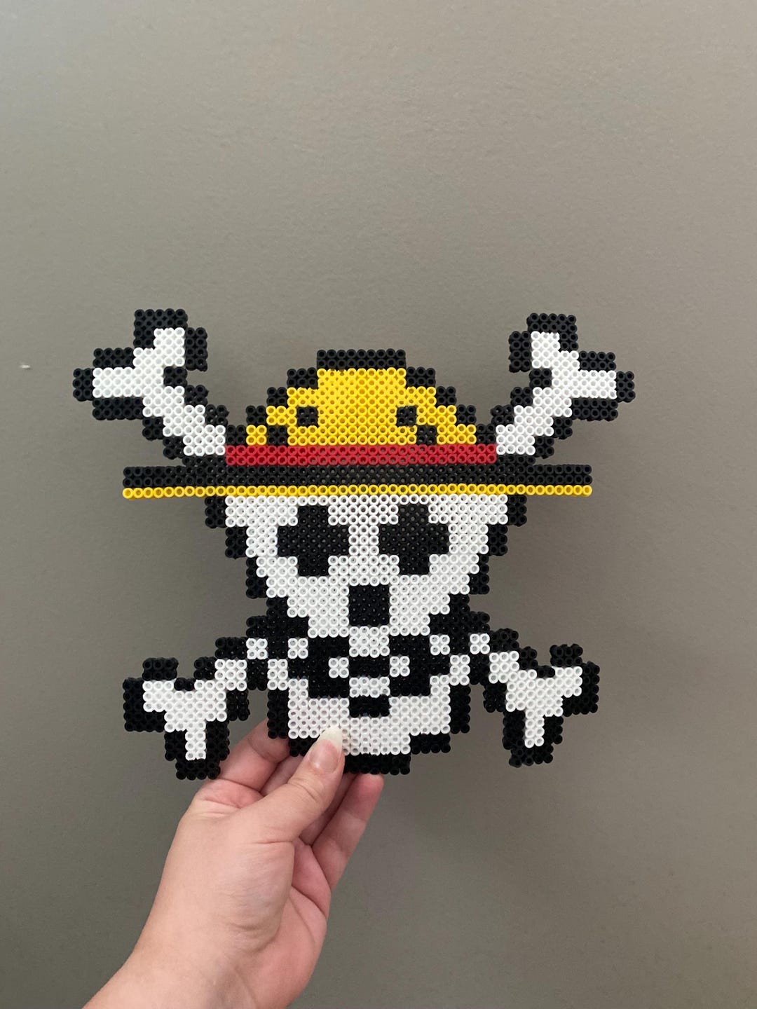 One Piece Logo Pixel Wall Art - Etsy