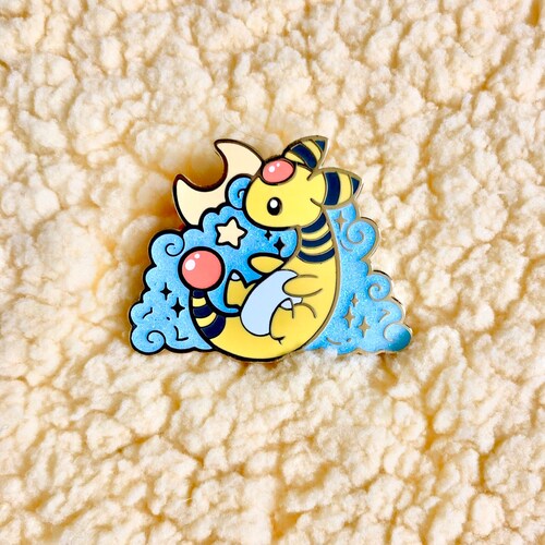 Ampharos Hard Enamel Pin Denryu Electric Sheep - Etsy