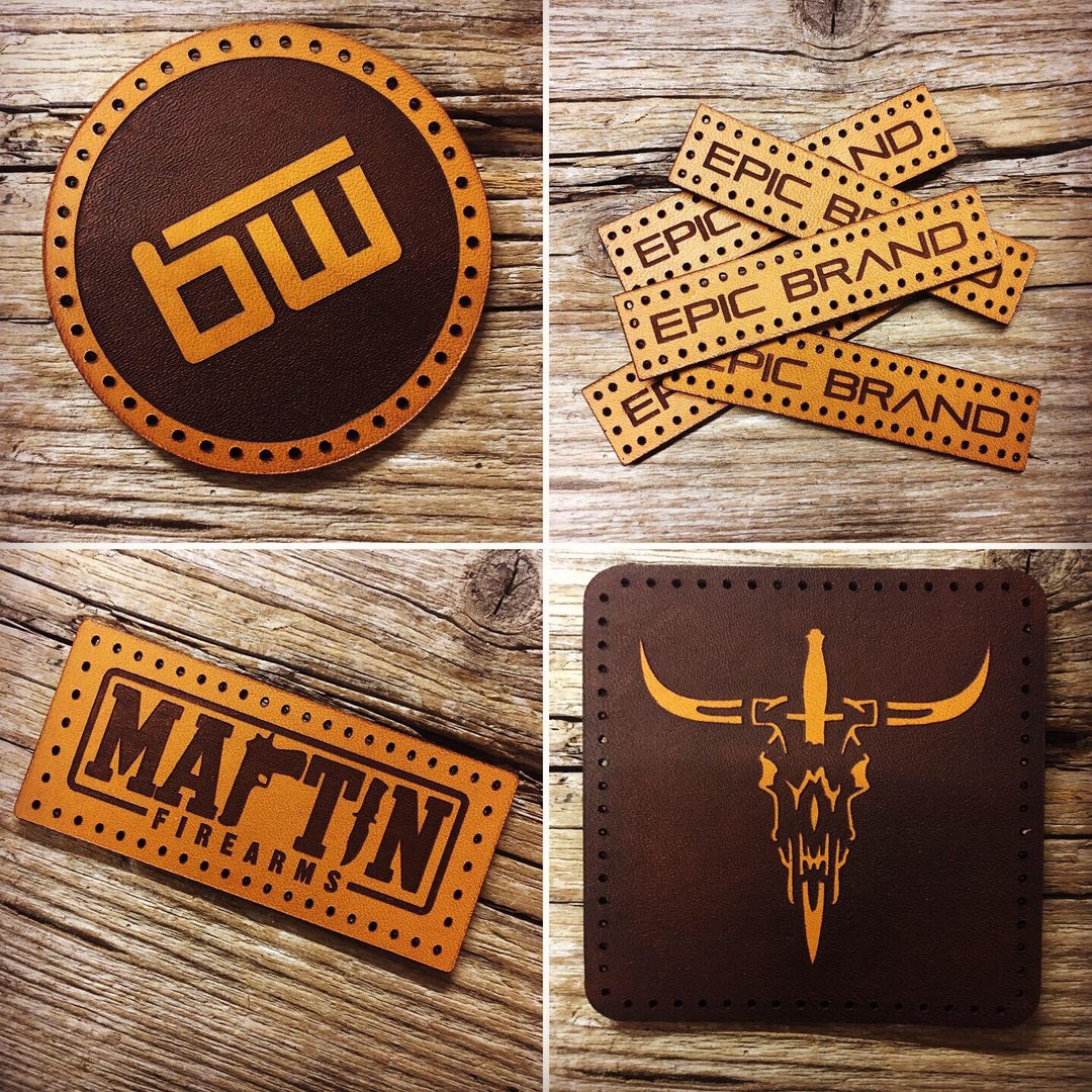 Custom Design Leather Patches (chose Your Own Design) - Etsy