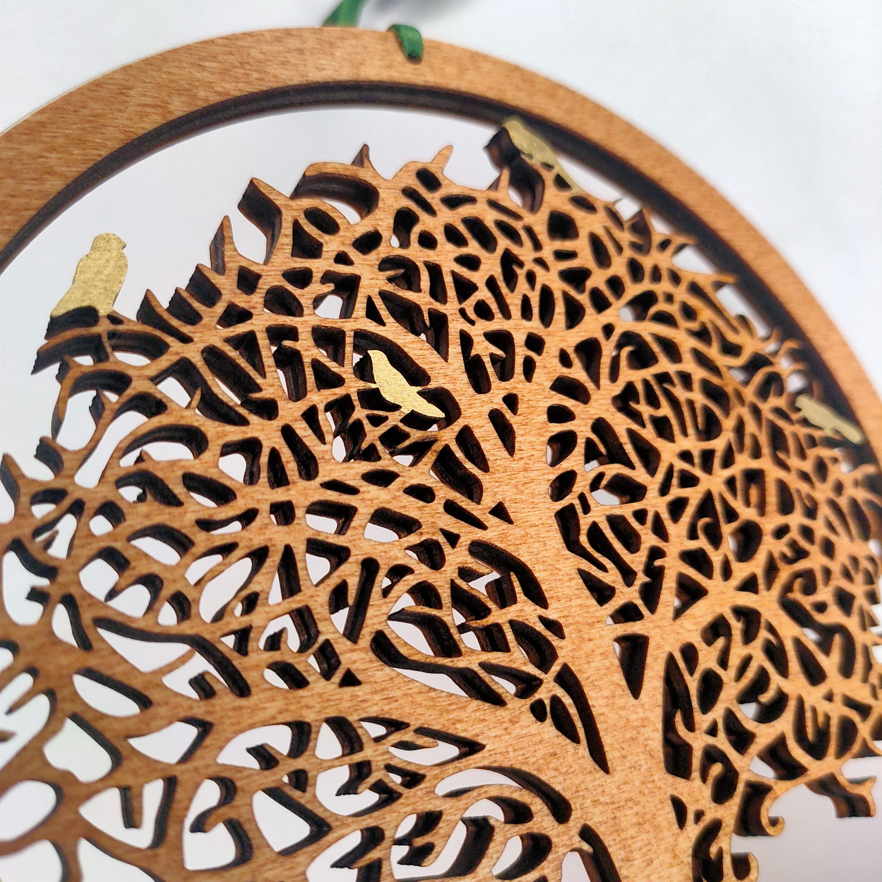 Small Tree of Life - Compact Wooden Hanging - Etsy