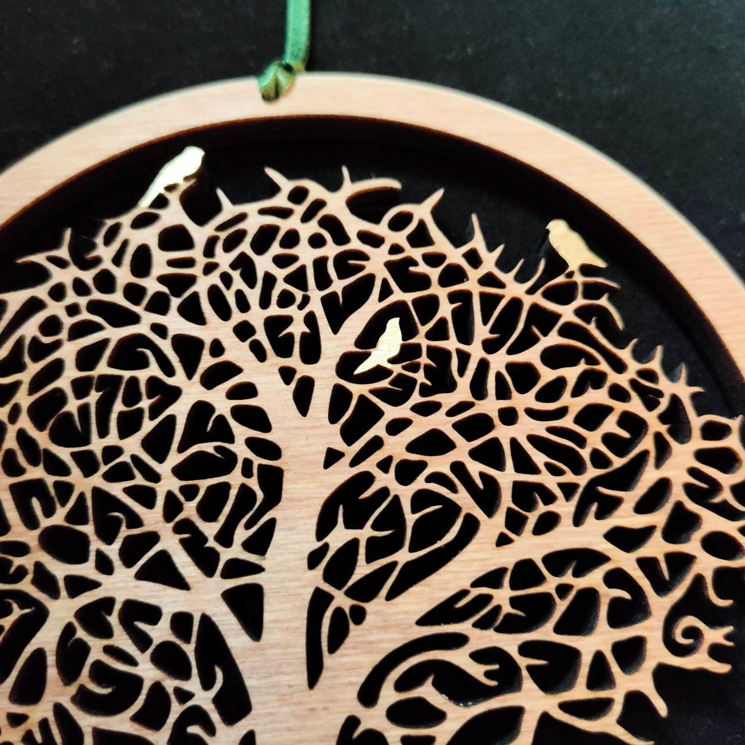 Small Tree of Life - Compact Wooden Hanging - Etsy UK
