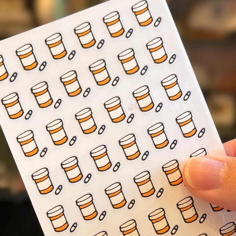 Reusable Labels Medicine - Etsy