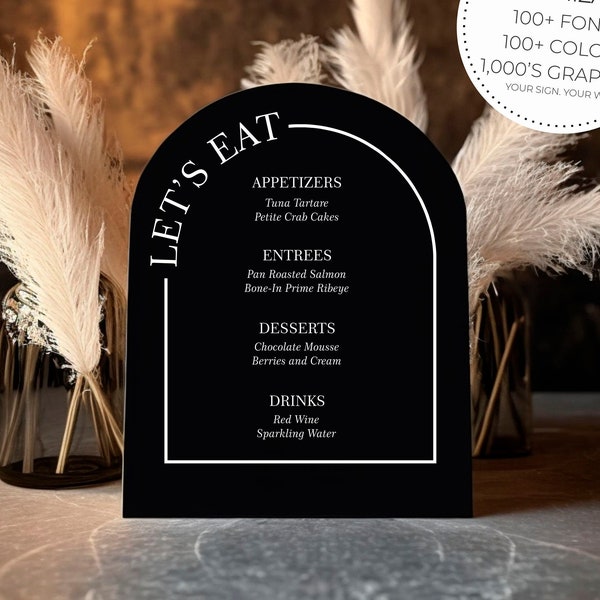 Appetizer Sign - Etsy