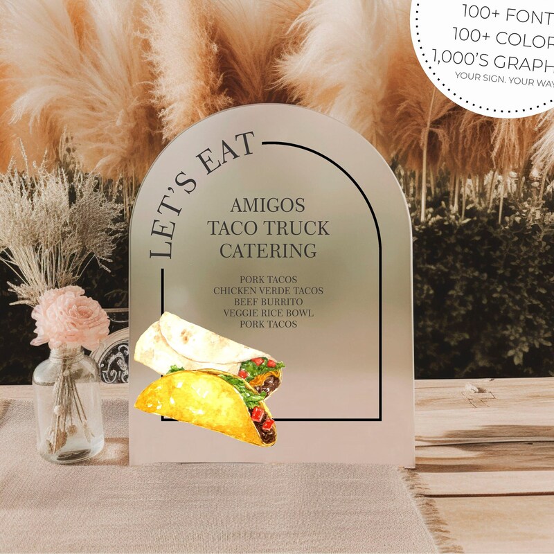 Wedding Food Signs - Etsy