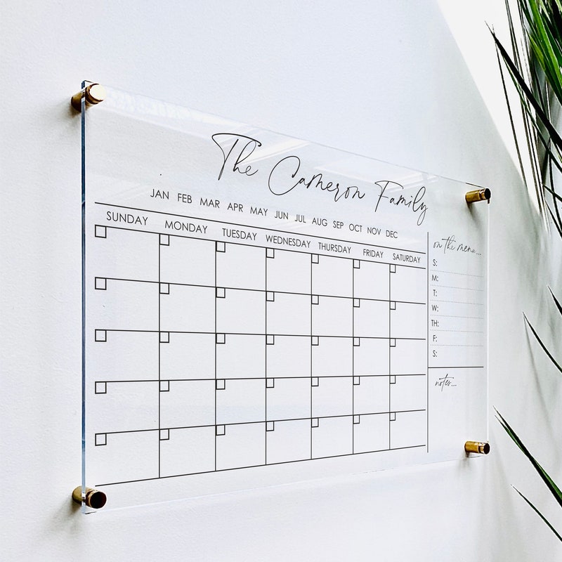 Extra Large Wall Calendar - Etsy