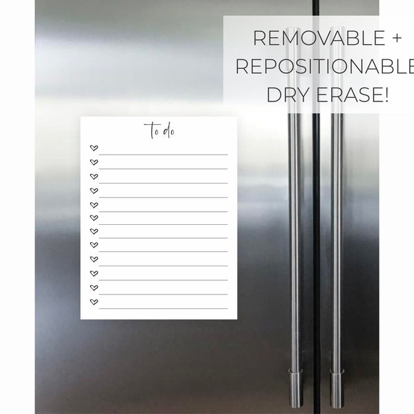 Erasable to Do List - Etsy