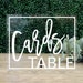 Cards Table Sign Acrylic Wedding Sign Cards & Gifts Table - Etsy