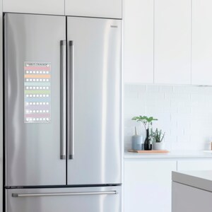 Acrylic Habit Tracker List With MAGNETIC or VELCRO® Brand Fasteners ...