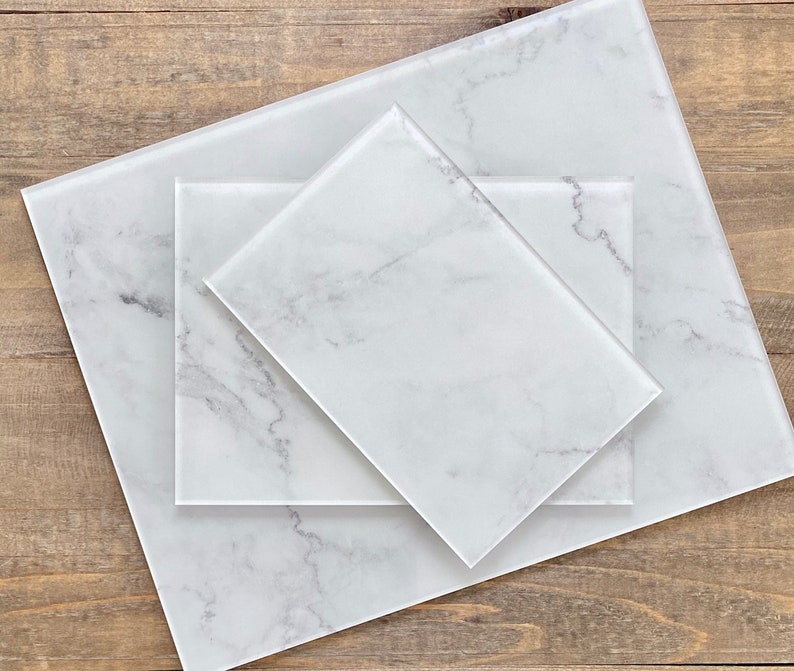 Marbled Acrylic Blanks Marble Tiles DIY Wedding Sign | Etsy