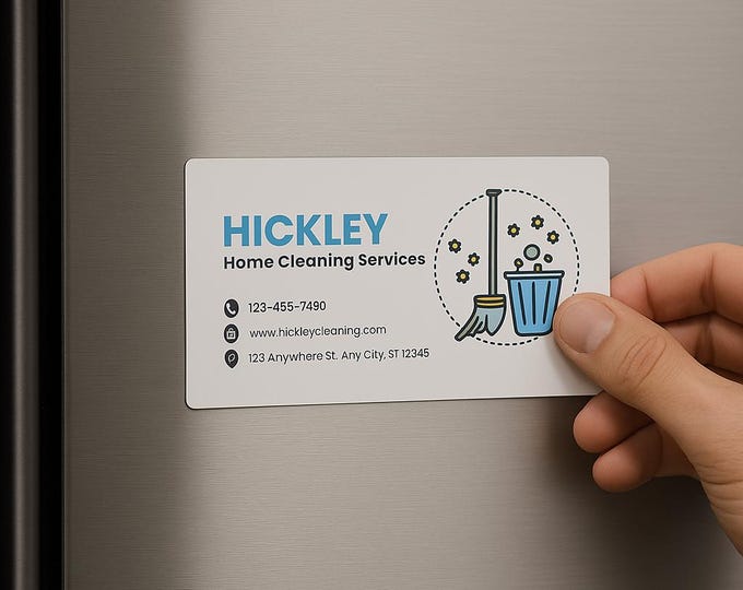Wooden Business Card Fridge Magnets, Real Estate Custom Fridge Magnetic ...