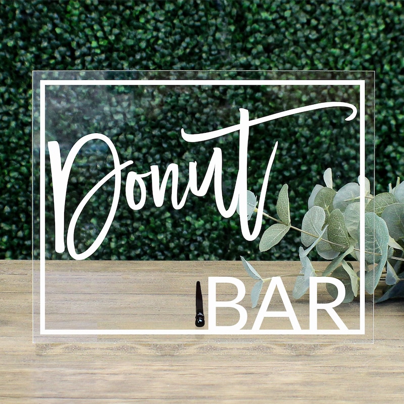 Donut Party Sign - Etsy