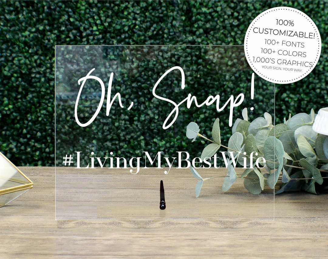 Personalized Hashtag Sign Custom Wedding Hashtag Sign Share - Etsy