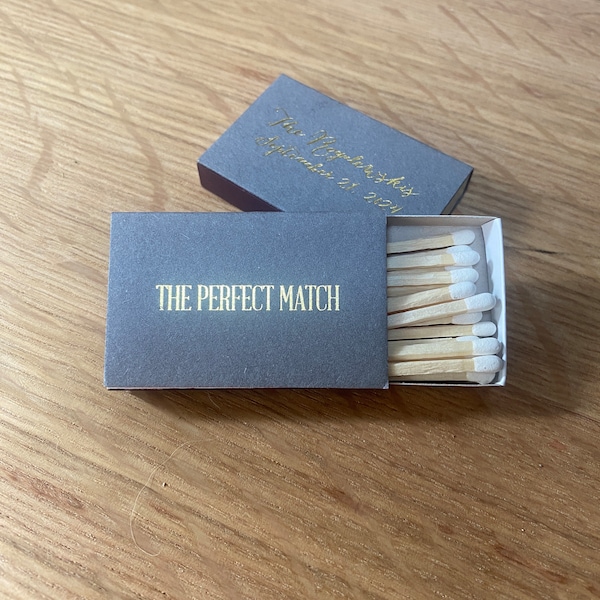 Matchbox Wedding Perfect Match - Etsy