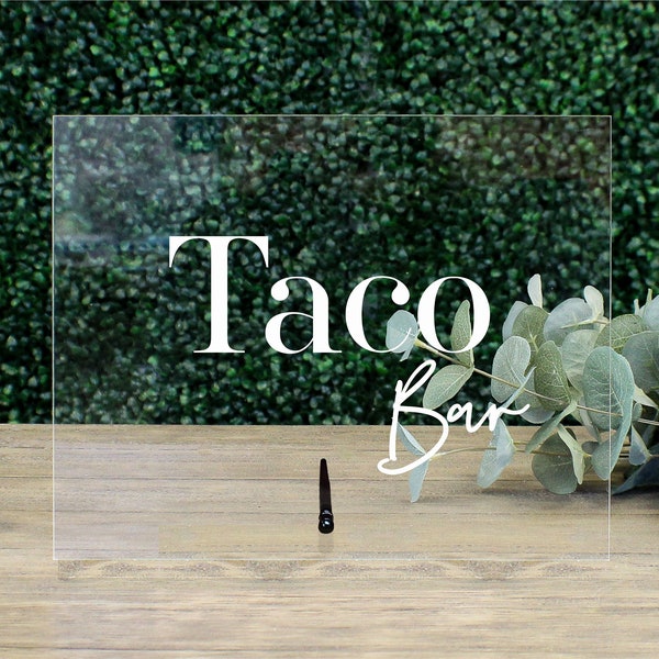 Taco Bar Sign - Etsy