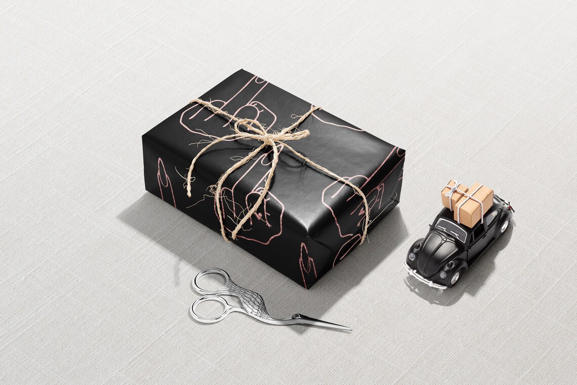 Middle Finger Wrapping Paper Feminist Pro-choice Wrapping - Etsy